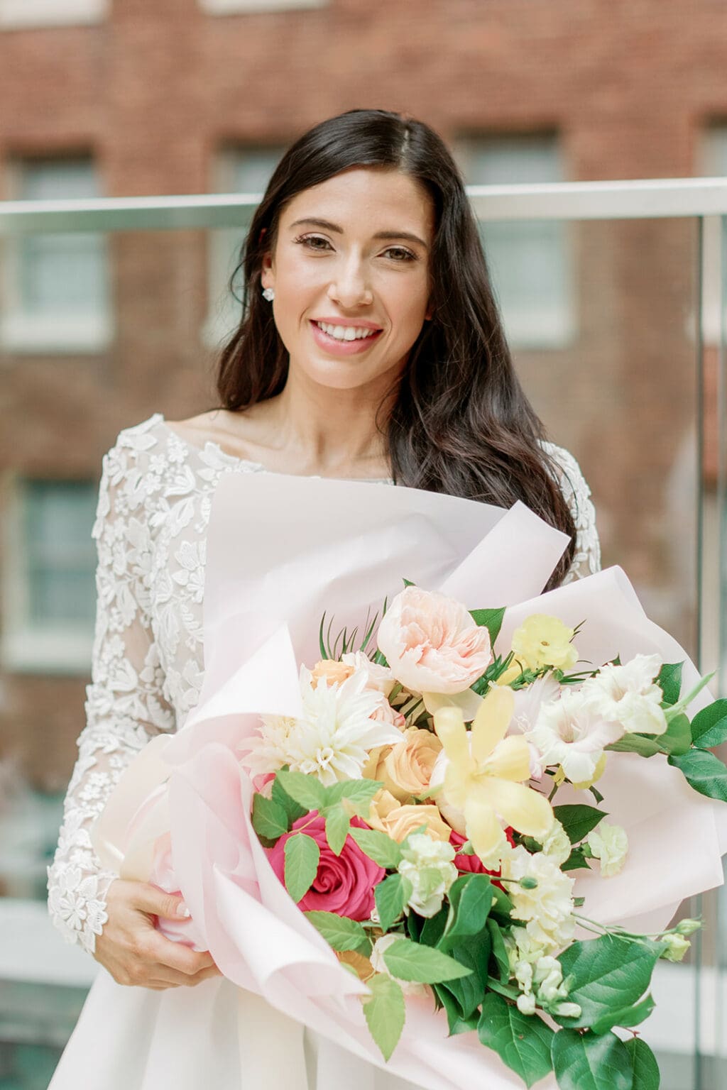 Colorful Rooftop Bridal Shower at Hotel Monaco | Lauren Renee
